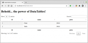 Construyendo una tabla dinámica con PHP, MySQL, DataTables y Ajax ...